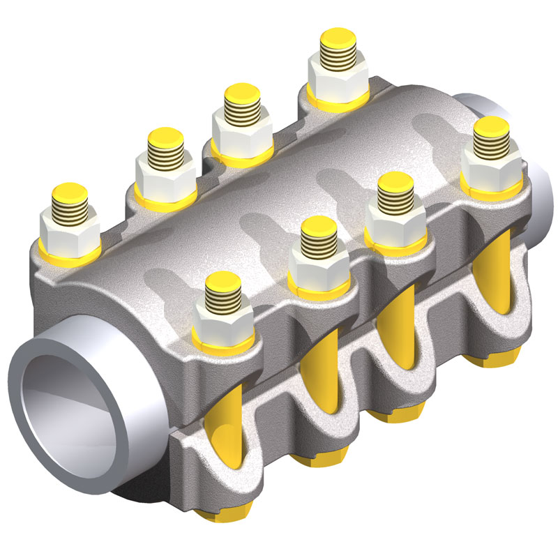 230 kV Aluminum Bolted Bus Pipe Couplers