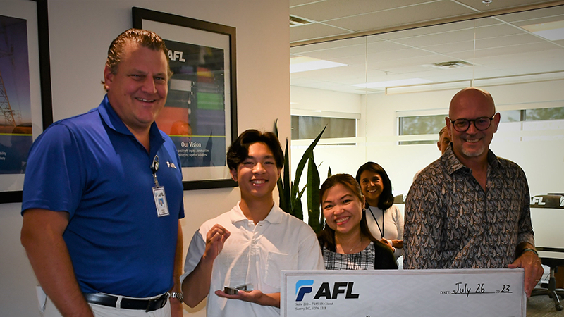 AFL Presents Three Naruse Academic Scholarship Awards