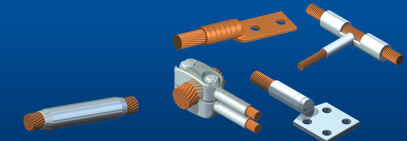 230 kV Bronze Compression Terminals