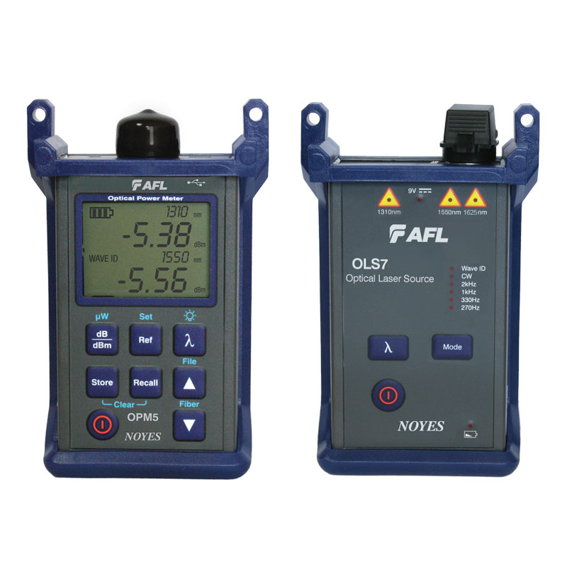 Optical power meter with laser store