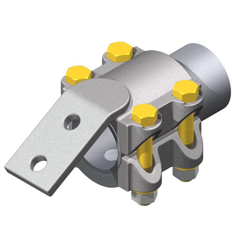 230 kV Aluminum Bolted Bus Pipe Terminal Connectors