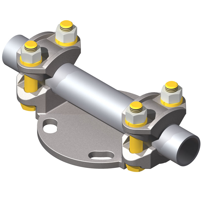 230 kV Aluminum Bolted Bus Pipe Support