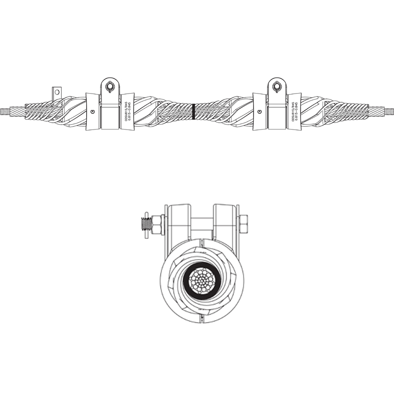 Double Layer Formed Wire Suspension for OPGW