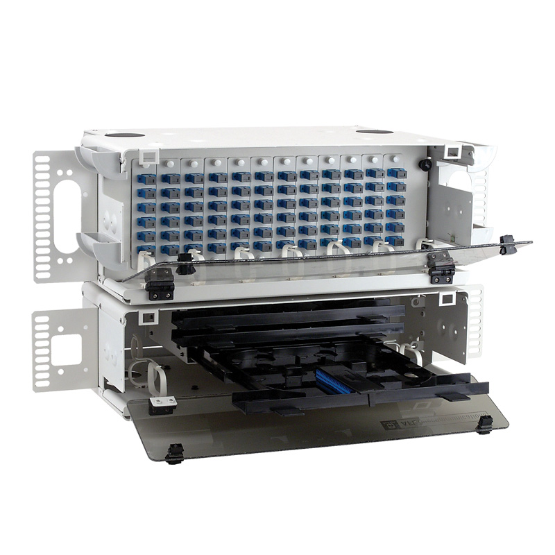 LightLink LANSystem 7RU Fiber Patch and Splice Panel