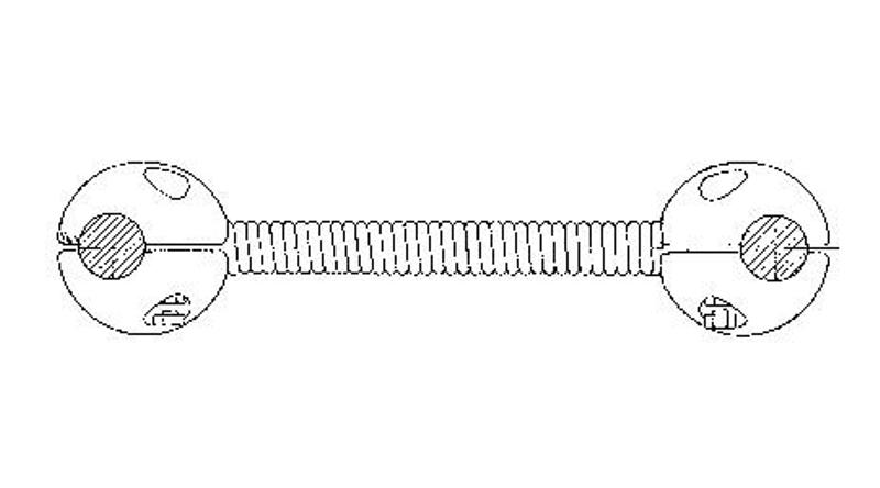 Spring Type Conductor Spacers for Two Bundle Conductors 1790 and 1800 ...